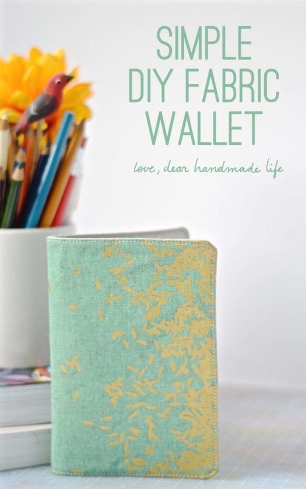 Simple DIY Fabric Wallet - Nicole Stevenson